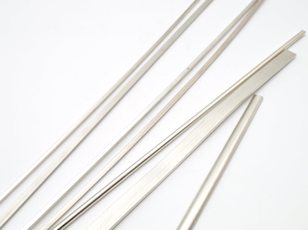 Sterling Silver Half Round Wire, 1.5 x 6 mm – Stairway Studio